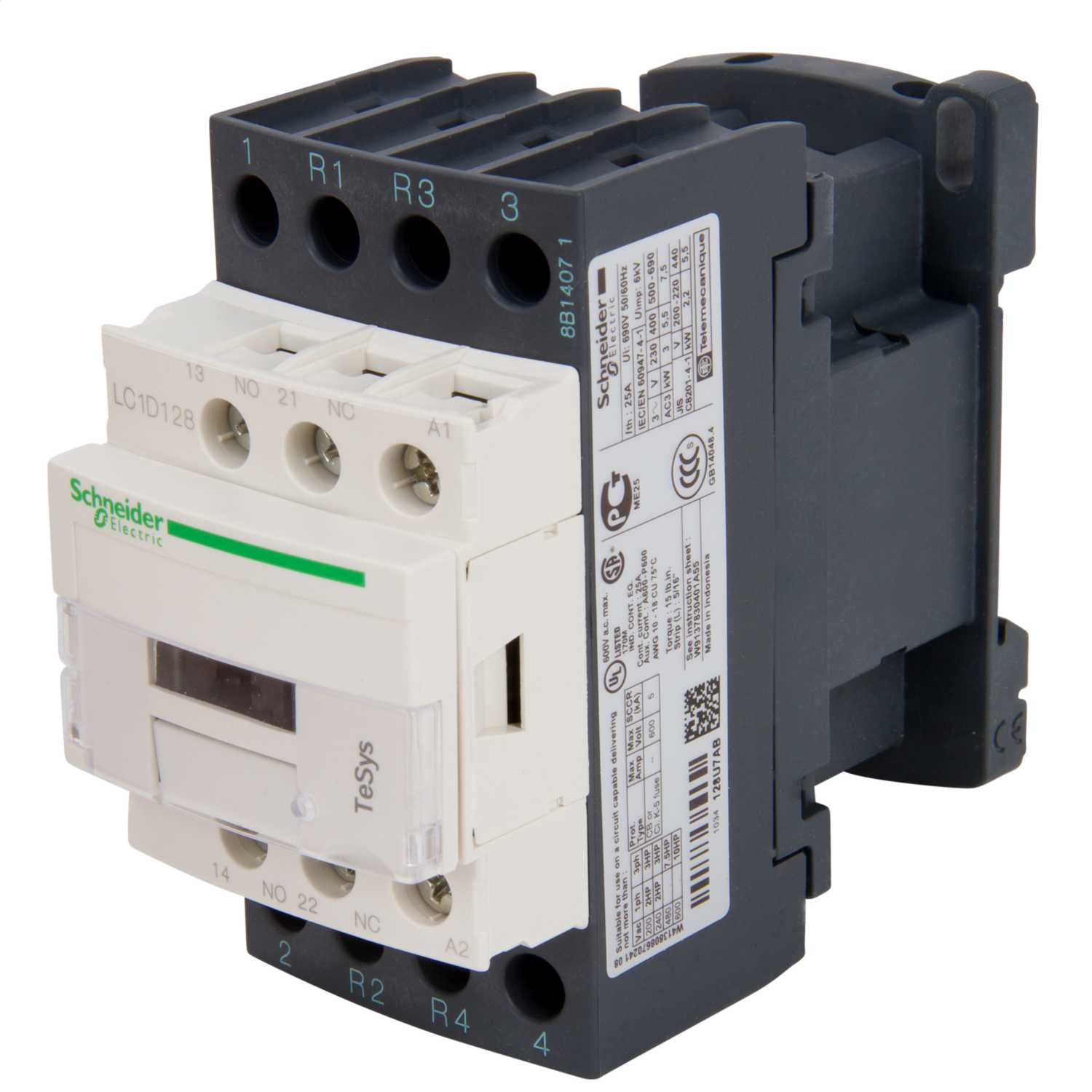 Schneider Telemecanique TeSys D 25A Contactor 4 Pole 240V Coil ...