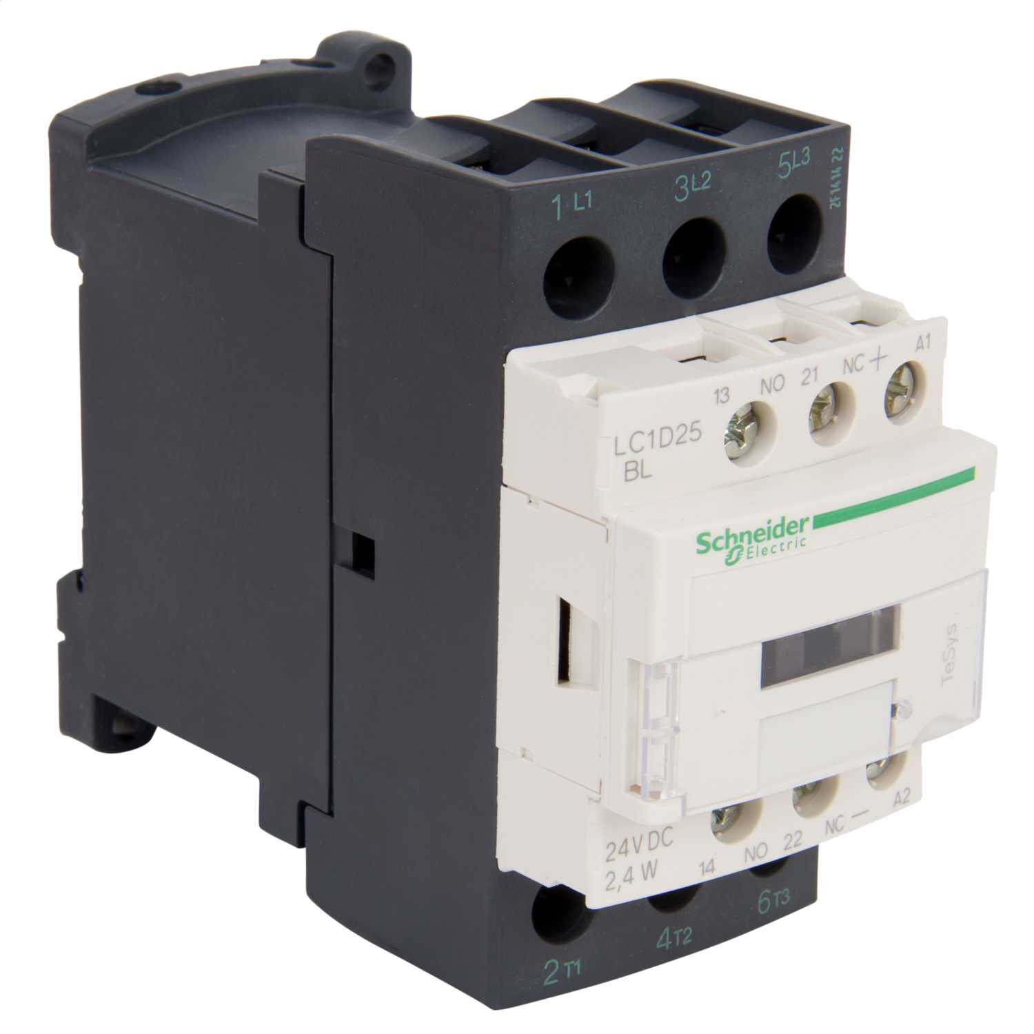 Schneider Telemecanique TeSys D 25A Contactor 3 Pole 3 NO Contacts 24V ...