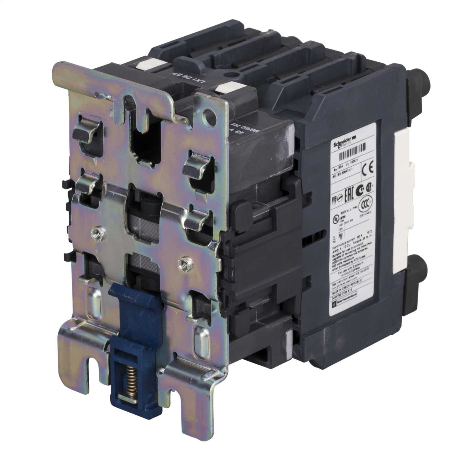 Schneider Telemecanique TeSys D 80A Contactor 4 Pole 2 NO + 2 NC ...