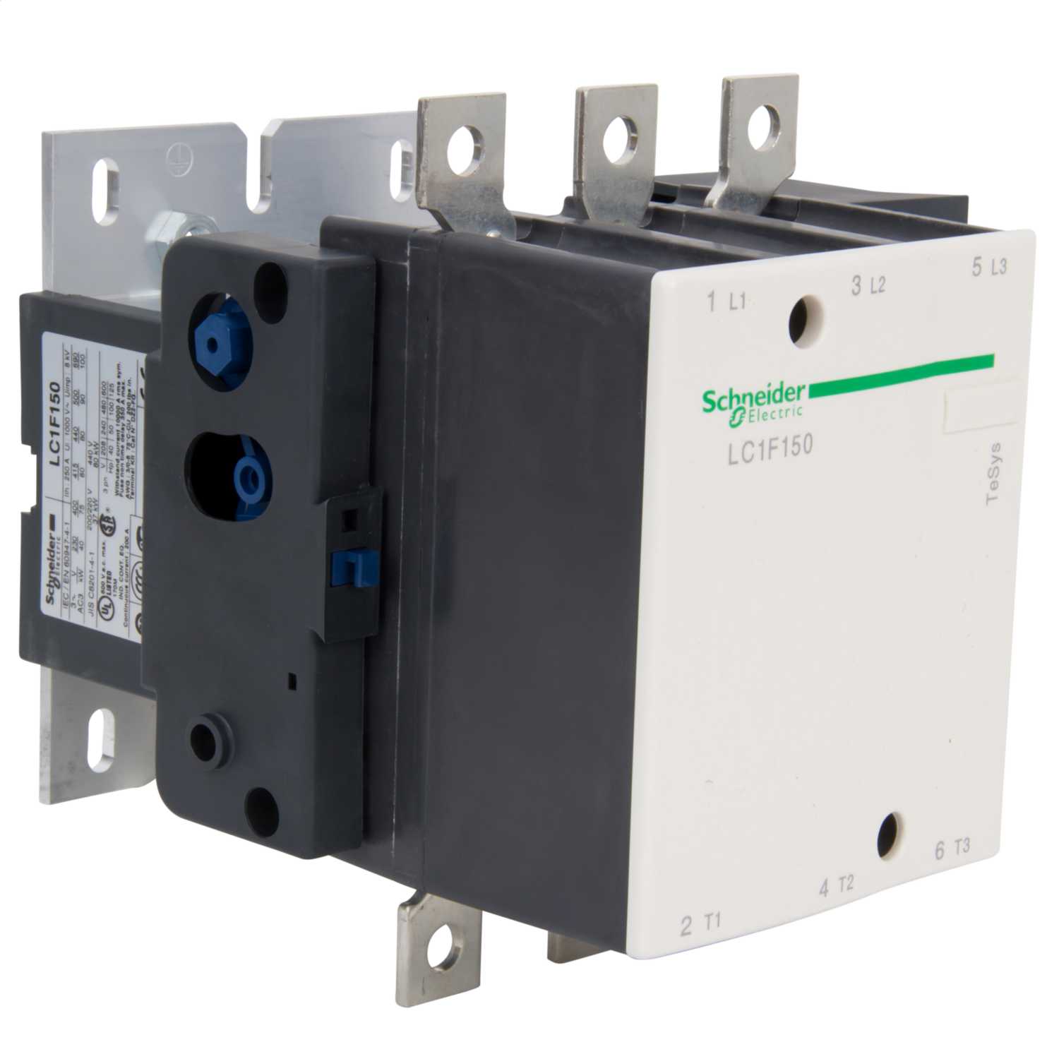 Schneider Telemecanique TeSys F 150A Contactor 3 Pole 3 NO Contacts ...