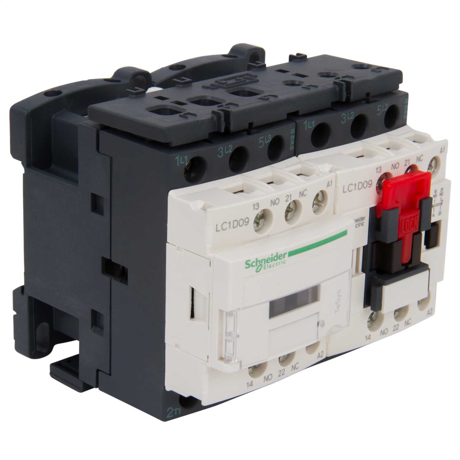 Schneider Telemecanique 9A Reversing Contactor 3 Pole 3 NO Contacts ...