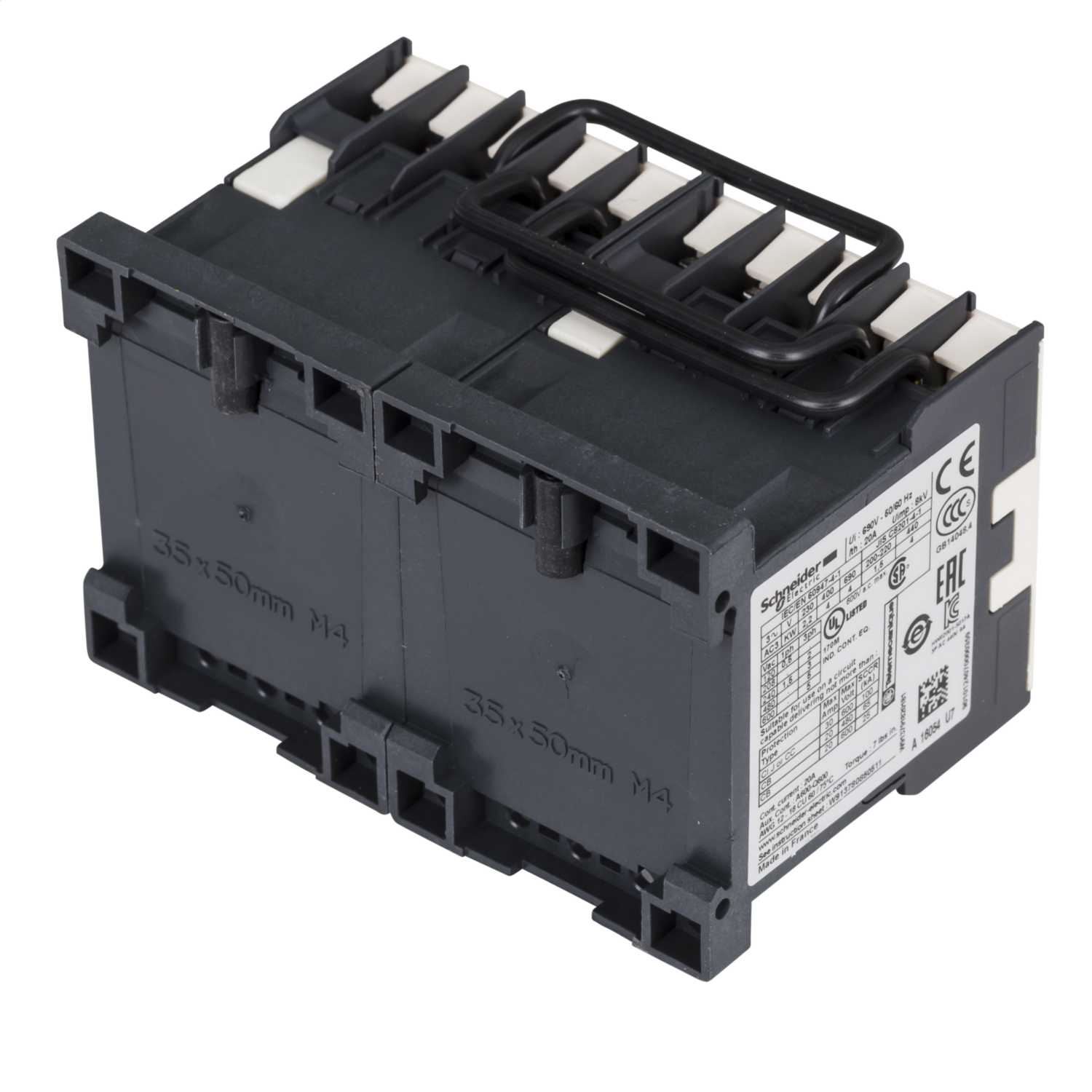 Schneider Telemecanique 9A Reversing Contactor 3 Pole 3 NO Contacts ...