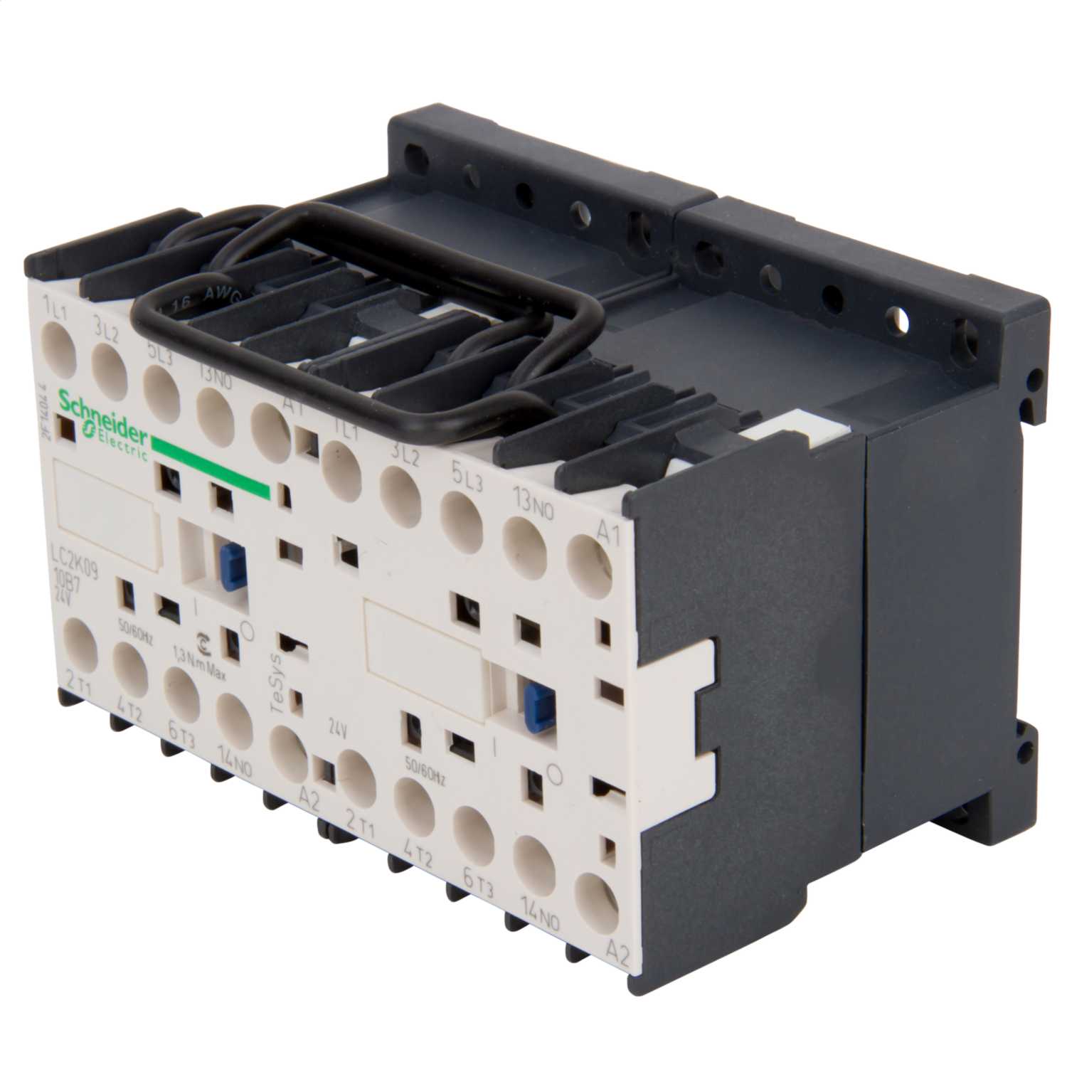 Schneider Telemecanique 9A Reversing Contactor 3 Pole 3 NO Contacts 24V ...