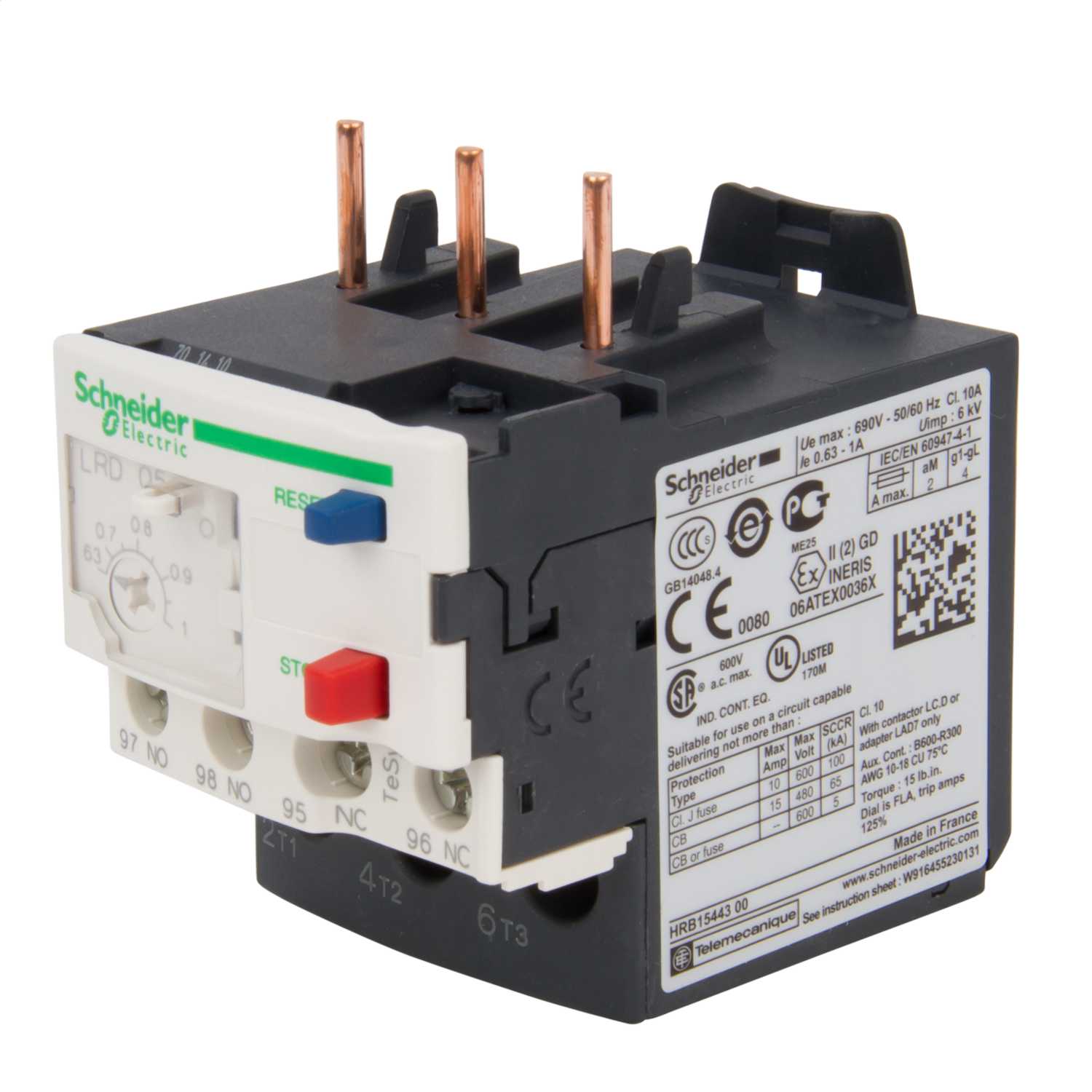 Schneider Telemecanique 37 to 50A Thermal Overload Relay (LRD350) | CEF