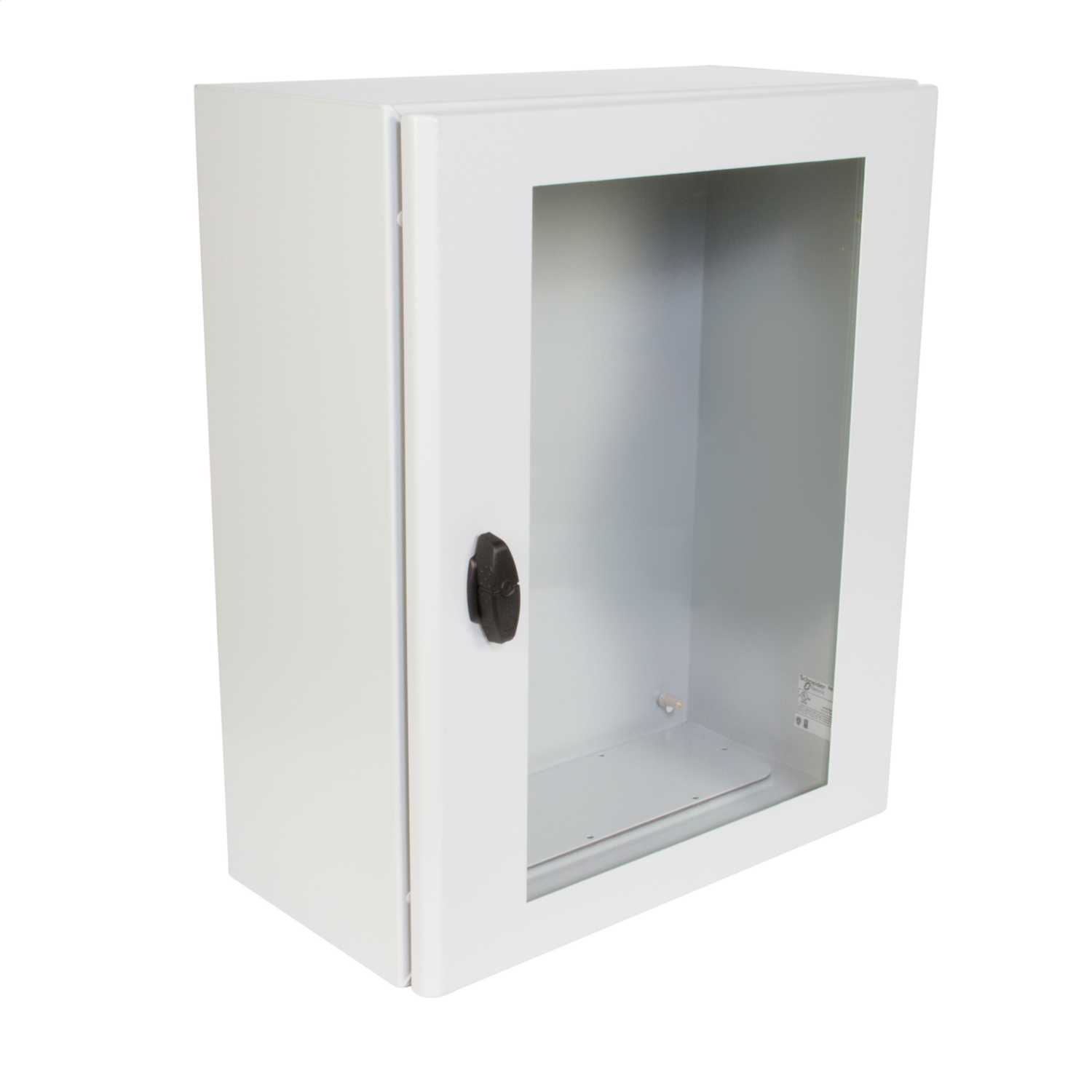 Schneider Sarel 600mm x 500mm x 250mm Steel Enclosure Glazed Door IP66 ...