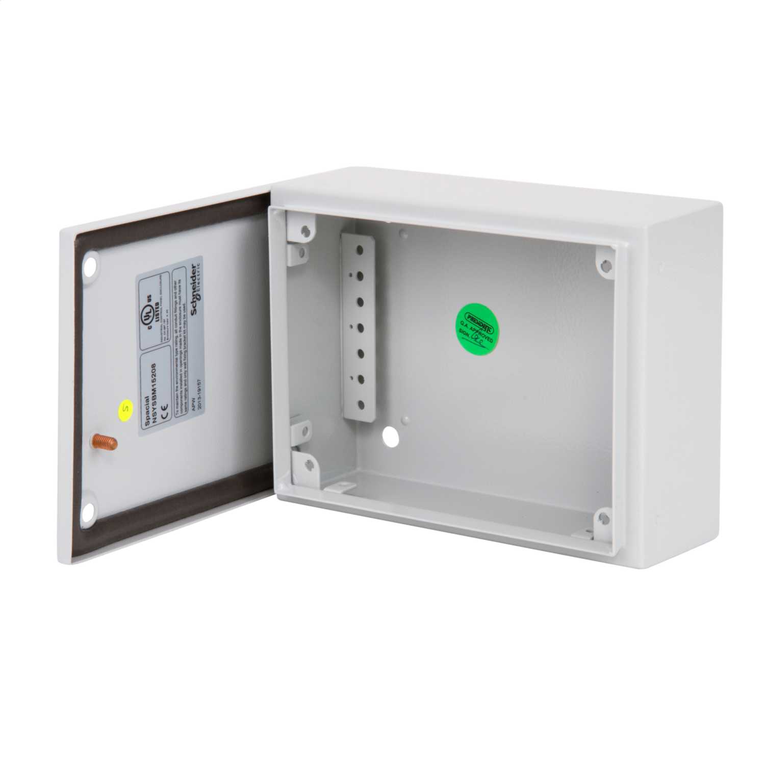 Schneider Sarel 150mm x 200mm x 80mm Steel Enclosure IP66 (NSYSBM15208 ...