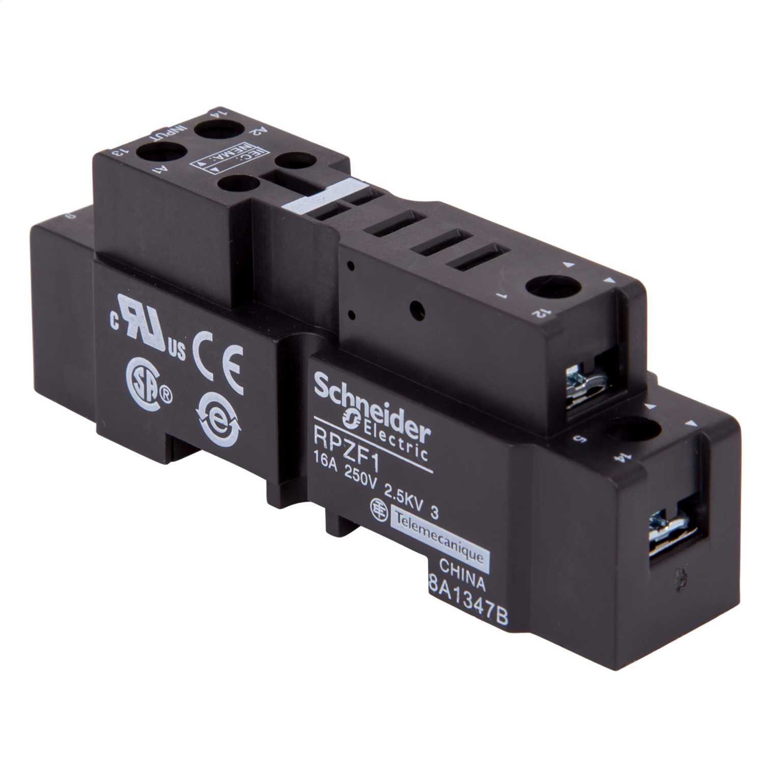 Schneider Telemecanique 16A Mixed Contact Relay Base (RPZF1) | CEF