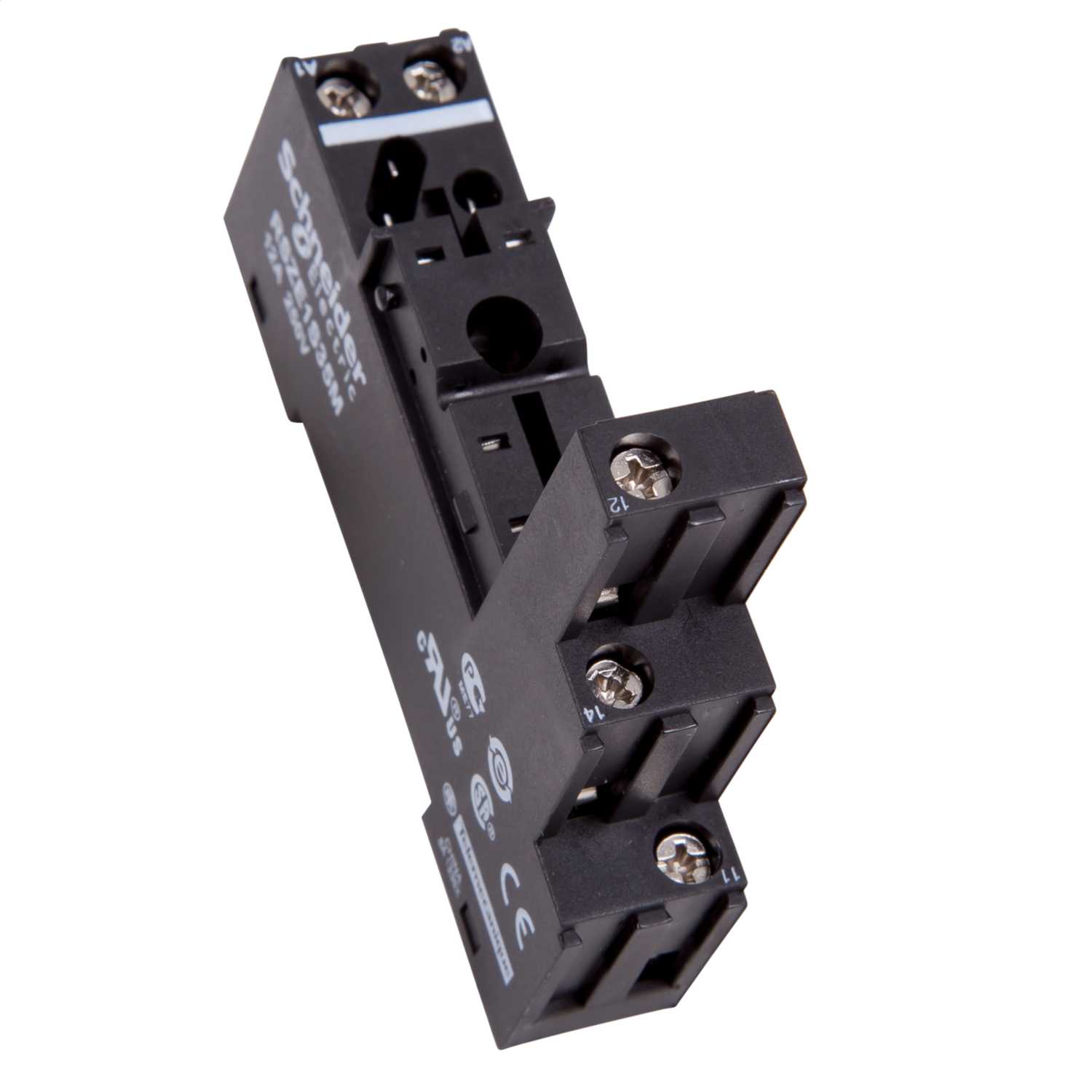 Schneider Telemecanique 12A Plug In Relay Base with Screw Connector ...