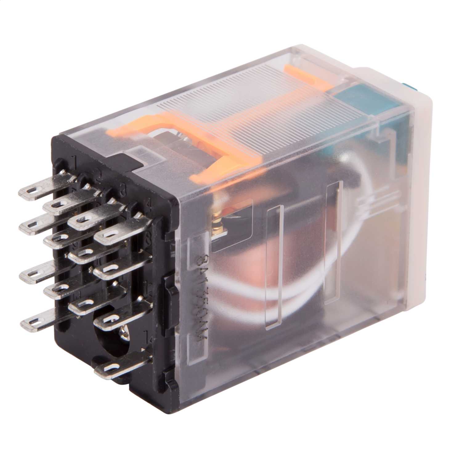 Schneider Telemecanique 14 Pin 110V DC 6A Miniature Plug In Relay ...