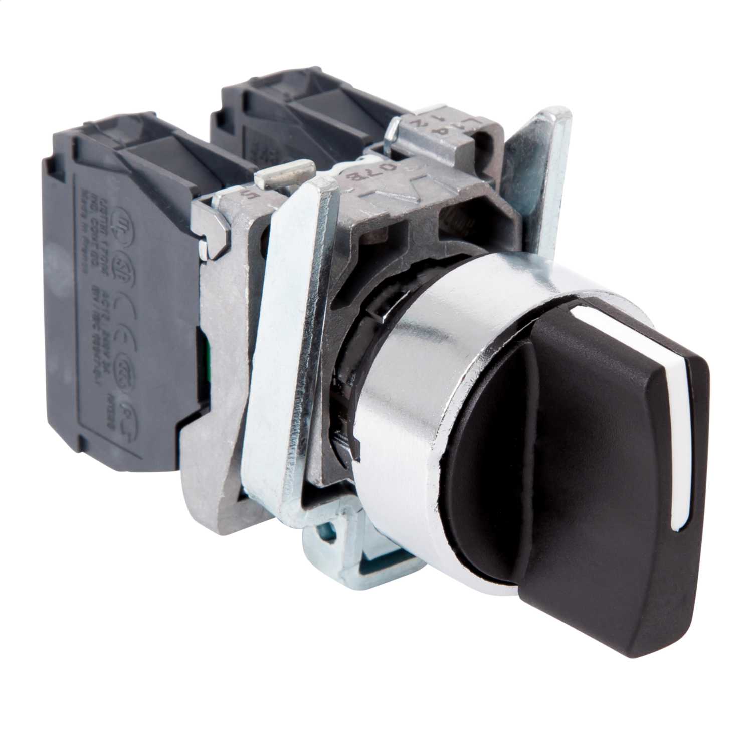 Schneider Telemecanique 3 Position Spring Return 2 NO Selector Switch ...