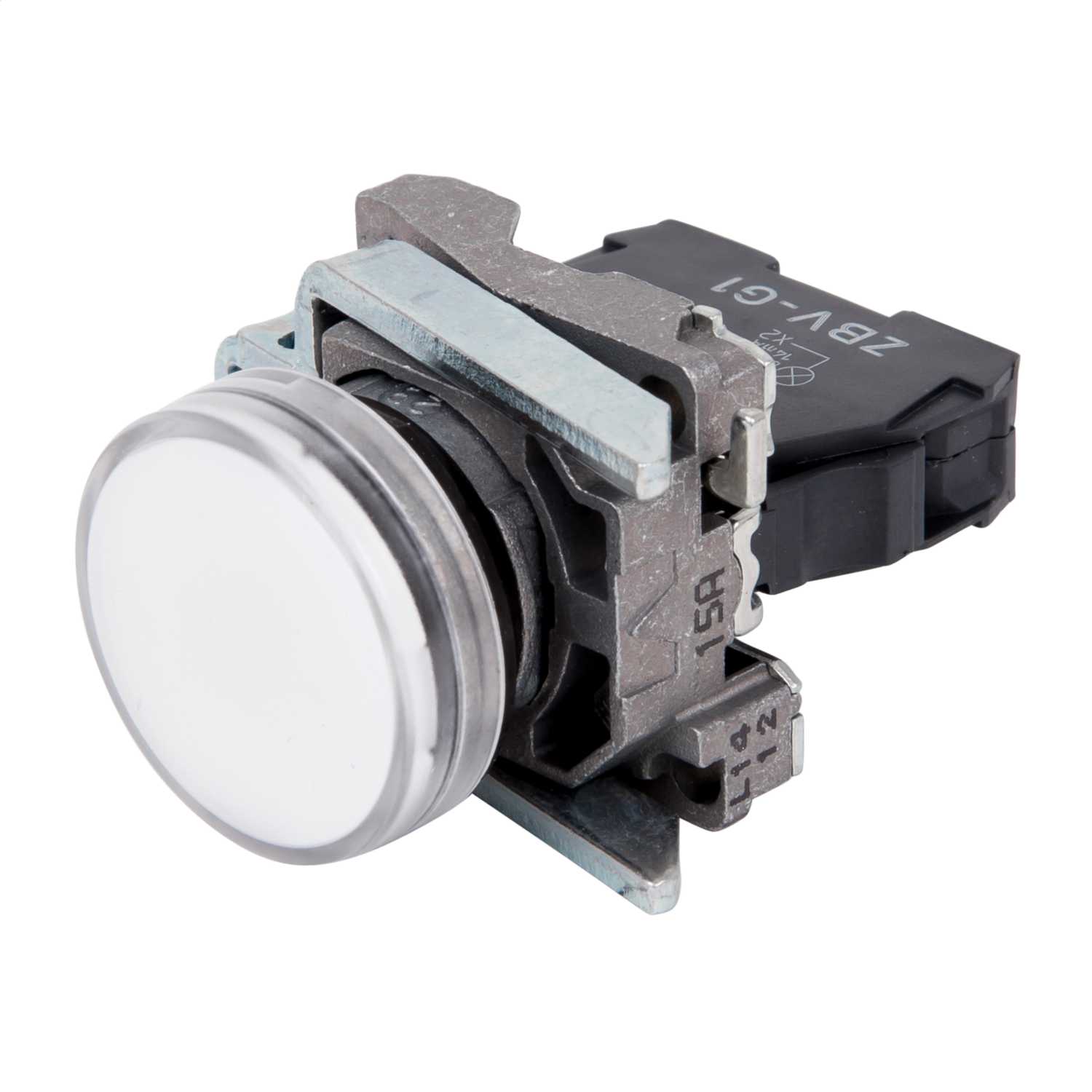 Schneider Telemecanique 110V LED Indicator Lamp White (XB4BVG1) | CEF