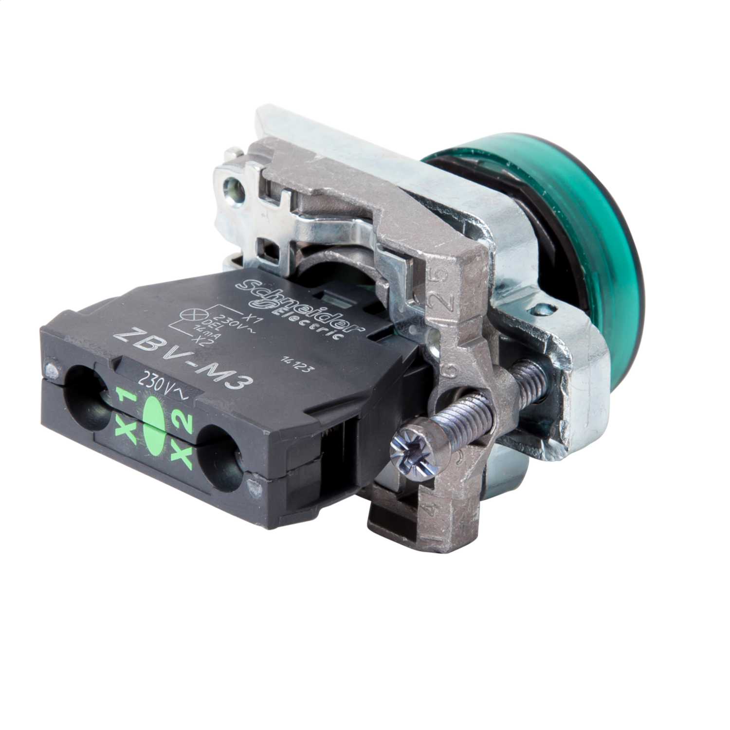 Schneider Telemecanique Harmony XB4 230V LED Complete Indicator Lamp ...