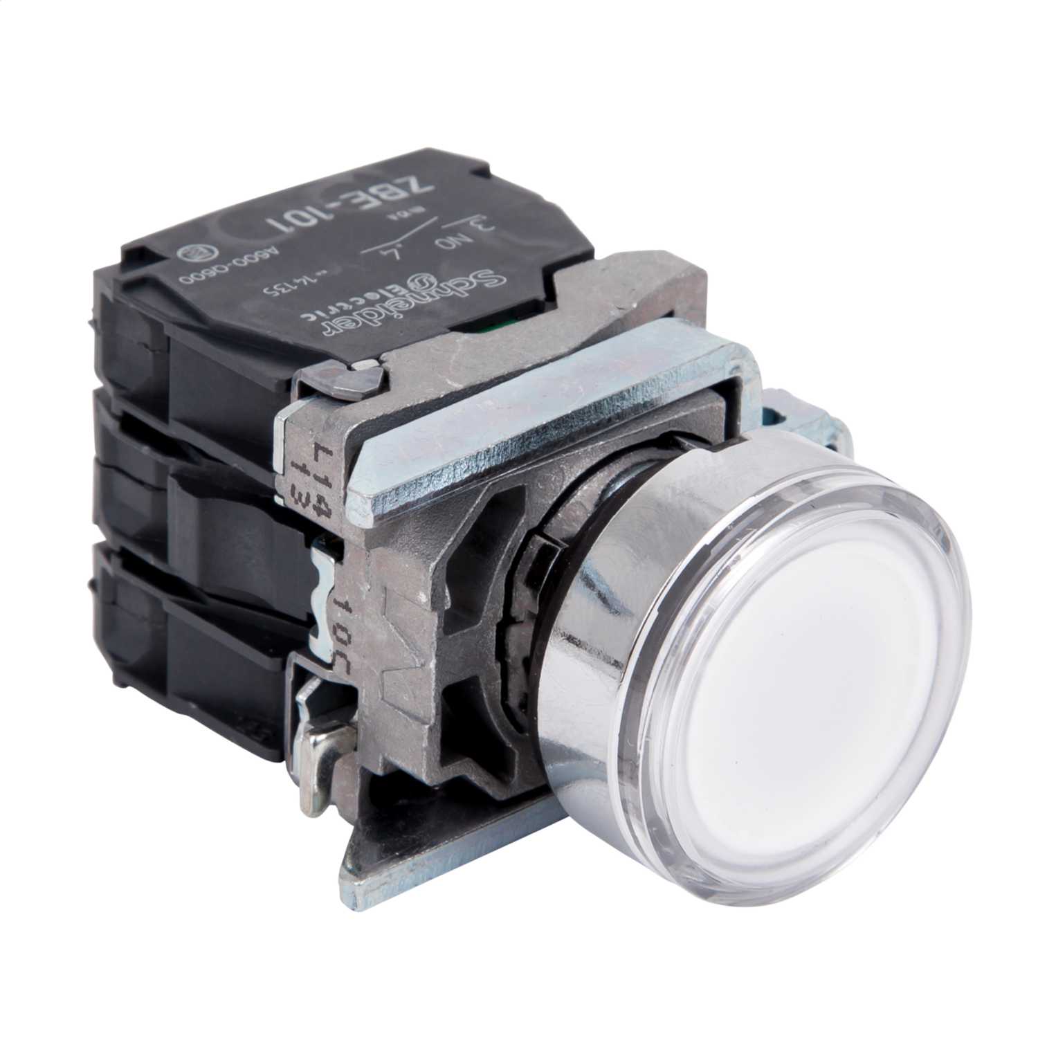 Schneider Telemecanique 24V Illuminated Pushbutton Spring Return White (XB4BW31B5) | CEF