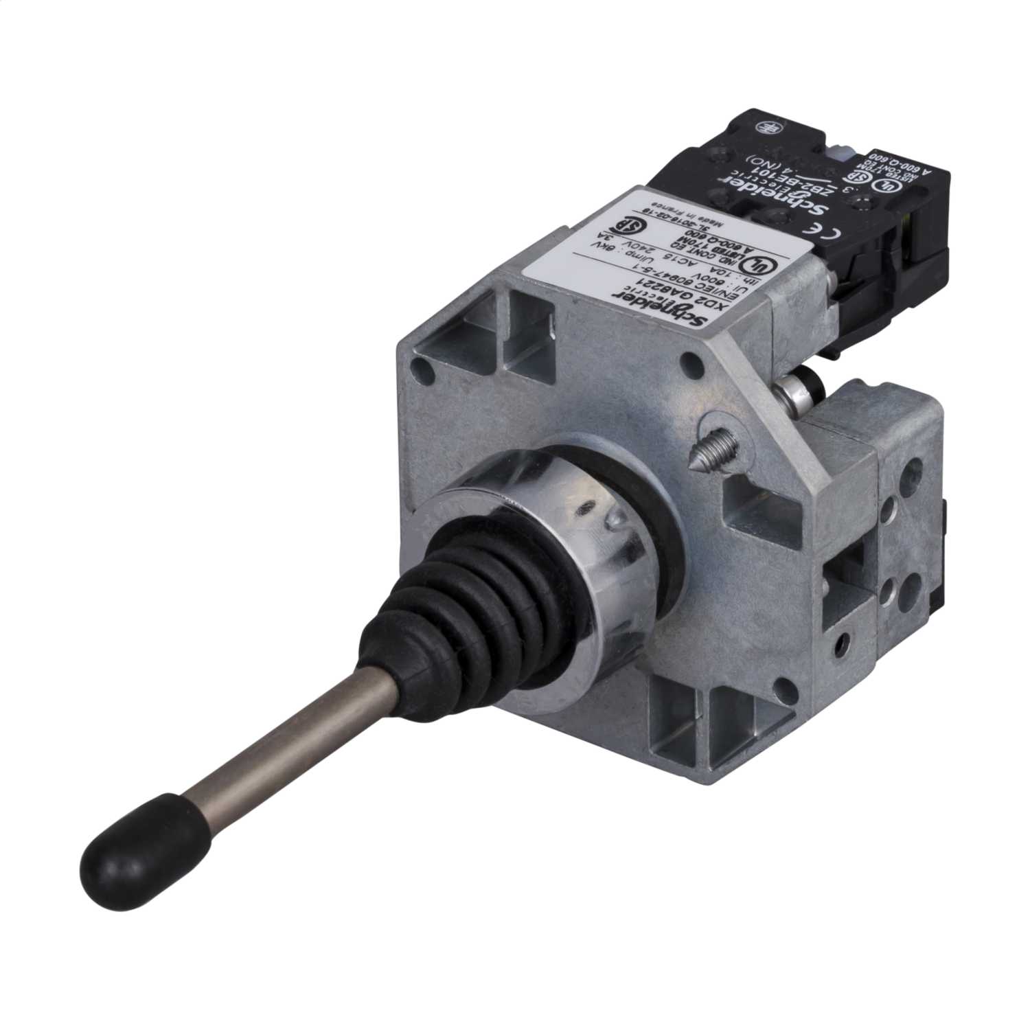 Schneider Telemecanique Joystick Push Button Chrome SPST-NO Spring ...