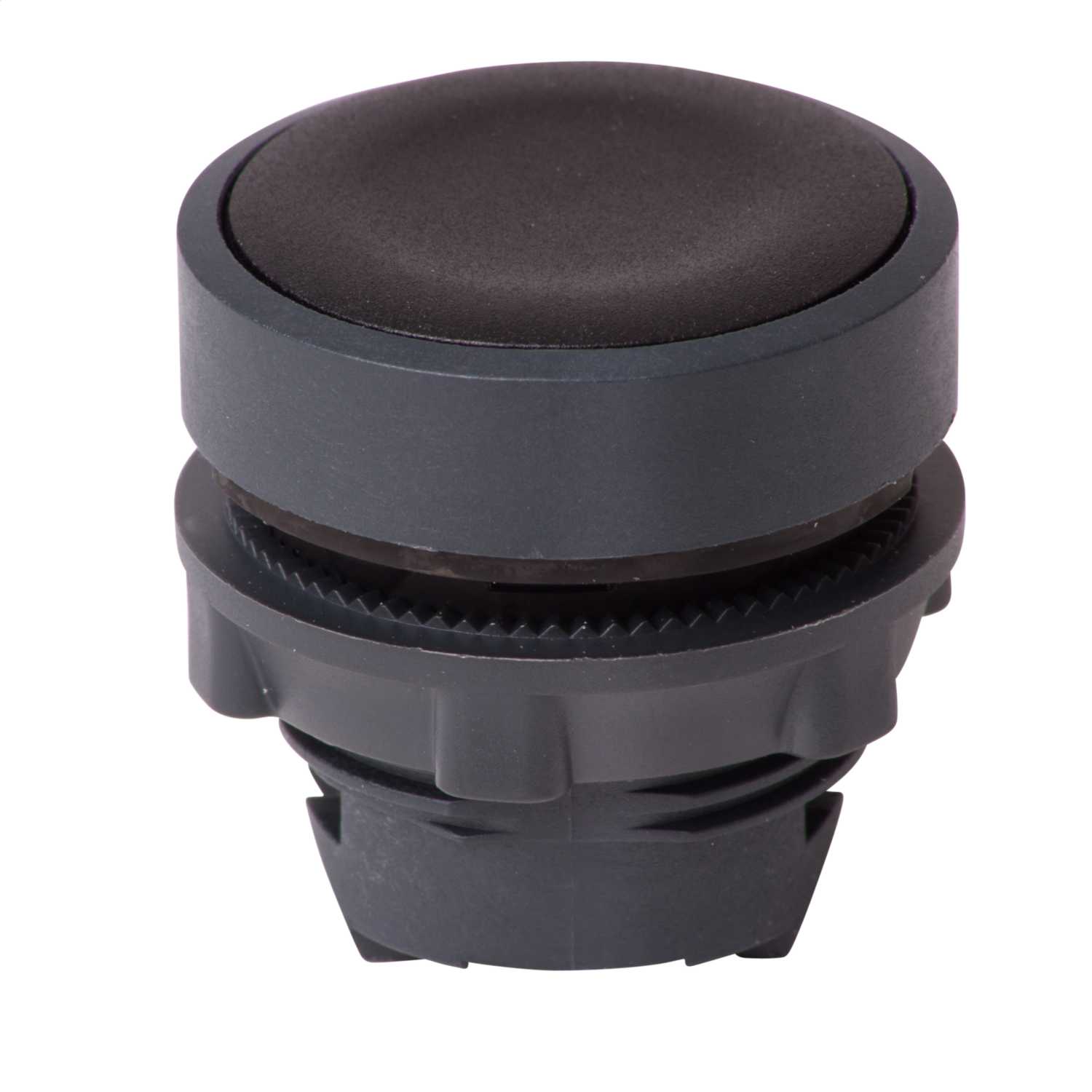 Schneider Telemecanique Black Unmarked Spring Return Flush Pushbutton ...