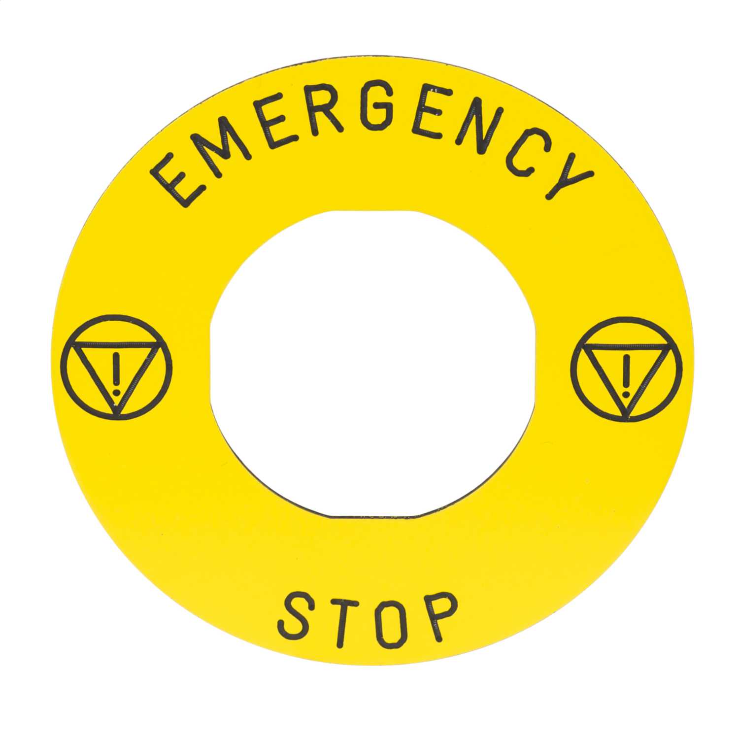 Schneider Telemecanique Marked Legend Ø60mm Emergency Stop Yellow ...