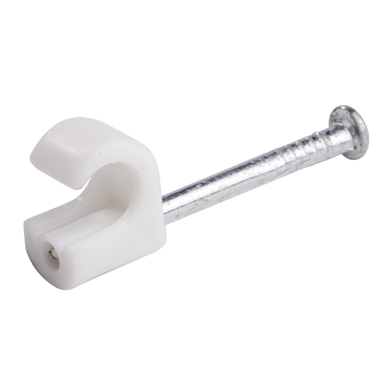 Thorsman TCA 5 - 7 Clips for 2 Core Flexible Cable White (Pack of 100 ...