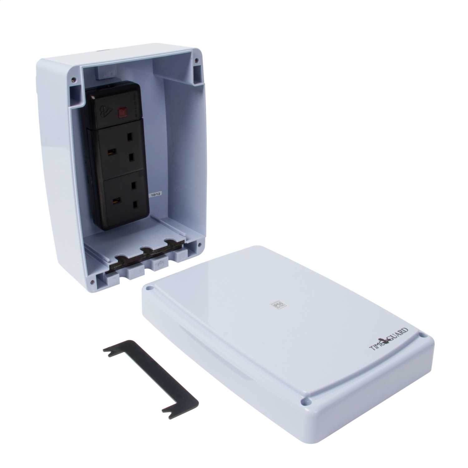 Timeguard Outdoor Mini Connector Box IP65 with 13A 2 Gang Socket Strip ...