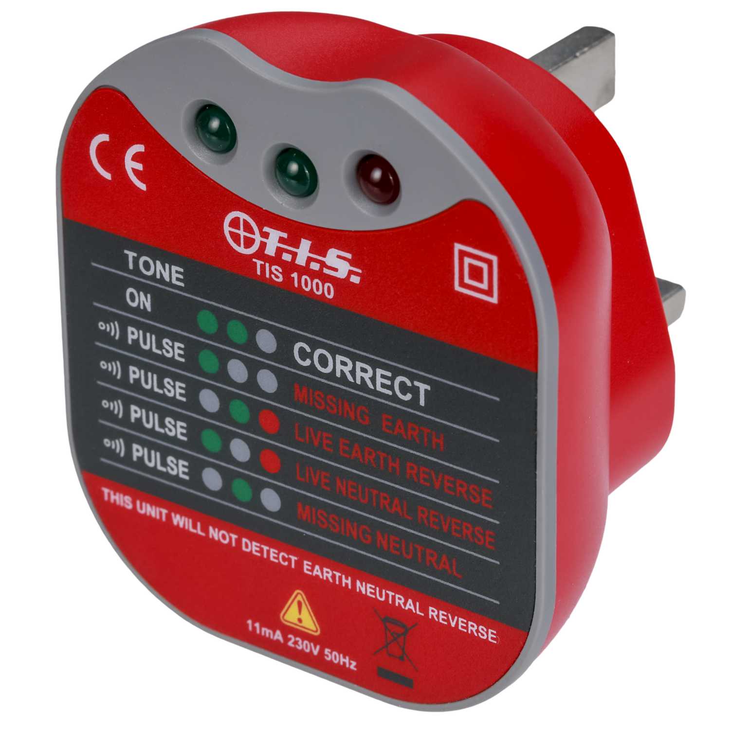TIS 1000 Socket Tester Audible (TIS1000) | CEF
