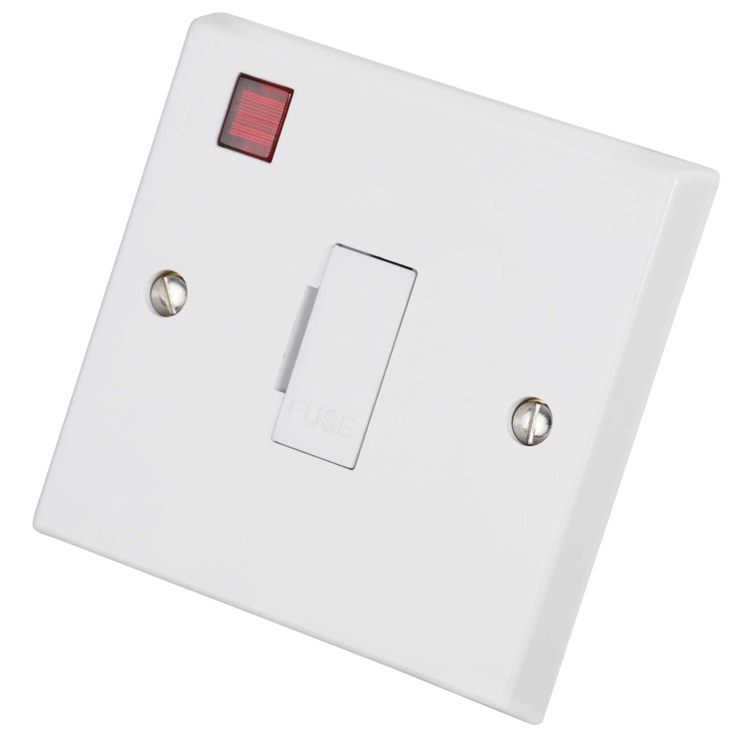 Volex 13A Unswitched Fused Spur with Neon White (VX1091) | CEF