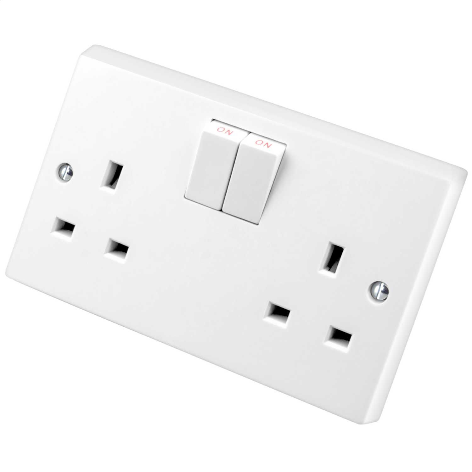 Volex 13A 2 Gang Switched Socket (VX1500) | CEF
