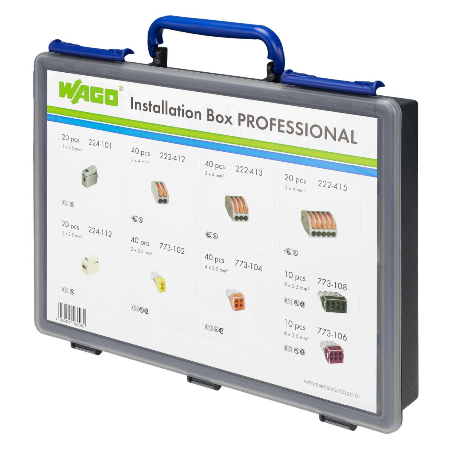 Wago Professional Installation Box with 240 Assorted Connectors and ...