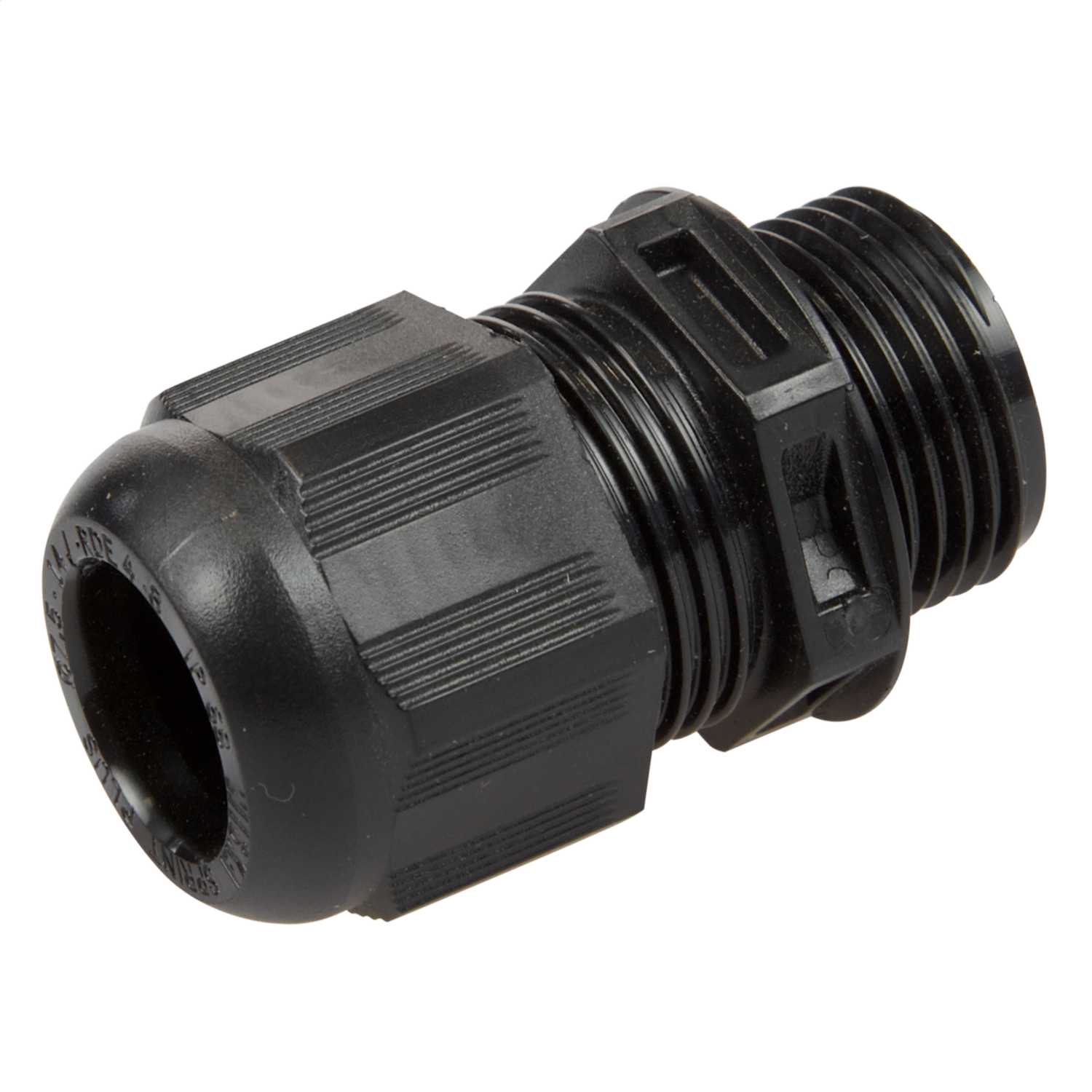 Wiska 20mm IP68 Compression Gland Only Black (Sold in 1's) (10100825) | CEF