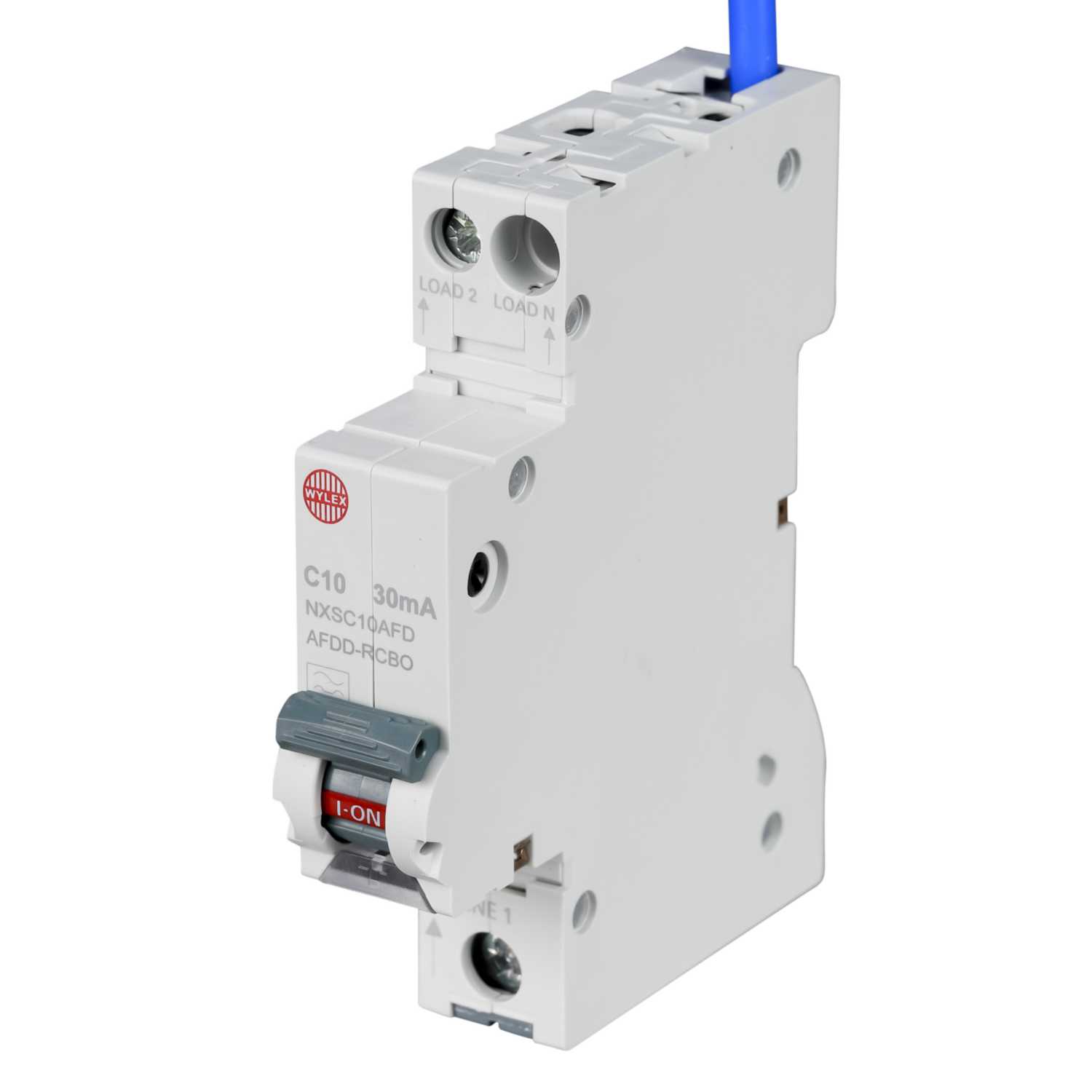 Wylex 10A Double Pole 1 Module C Curve 6kA 30mA AFDD Combined RCBO (NXSC10AFD) | CEF