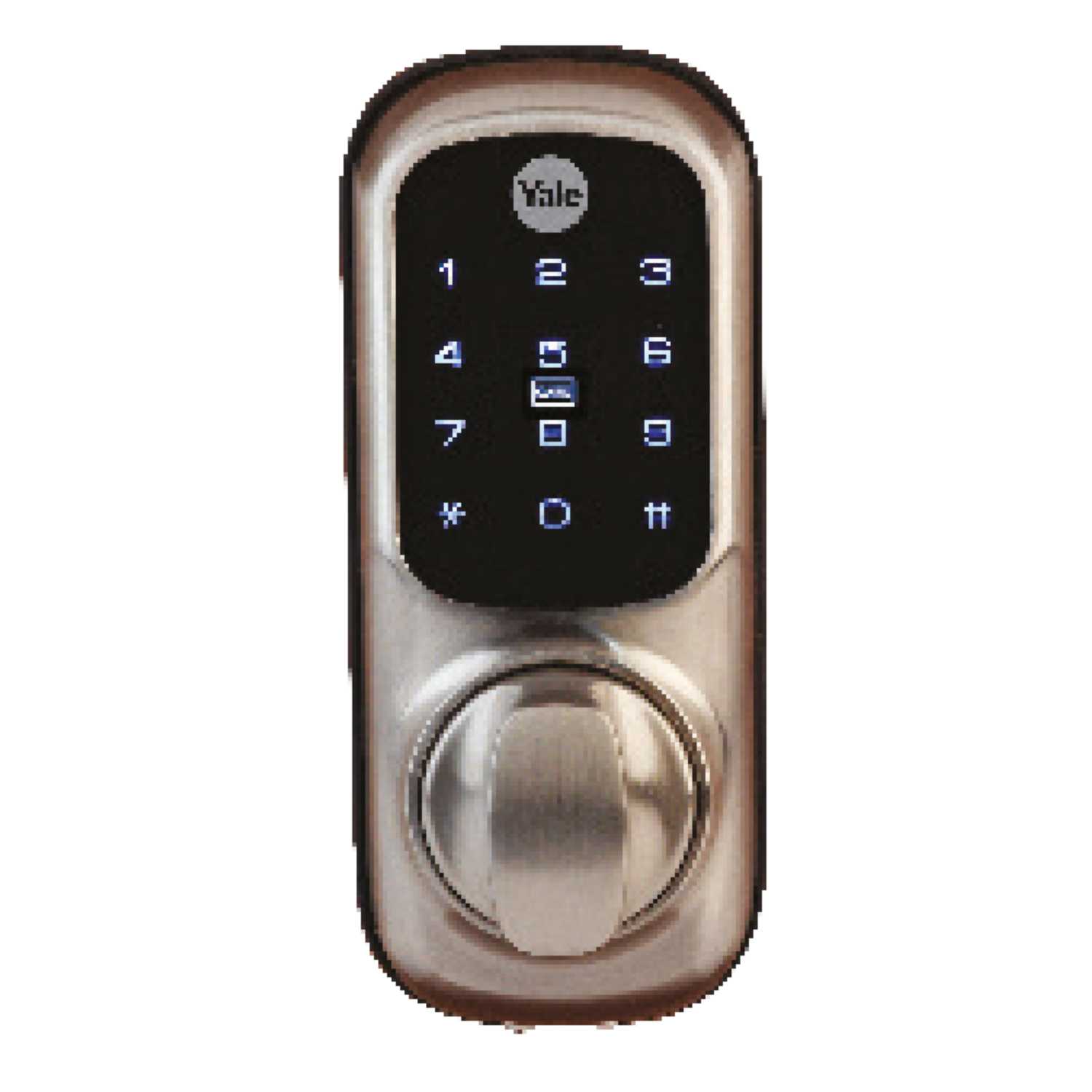 Yale Keyless Connected Smart Door Lock Satin Nickel (YD-01-CON-NOMOD-SN ...