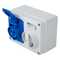 Gewiss 16A 2P+E 230V Interlocked Switched Socket IP44 (GW66004) | CEF