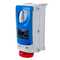 Gewiss 32A 3P+N+E 415V Interlocked Switched Socket with RCD Compartment ...