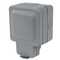 MK Masterseal Plus 13A 1 Gang Switched Socket Weatherproof IP66 Grey ...