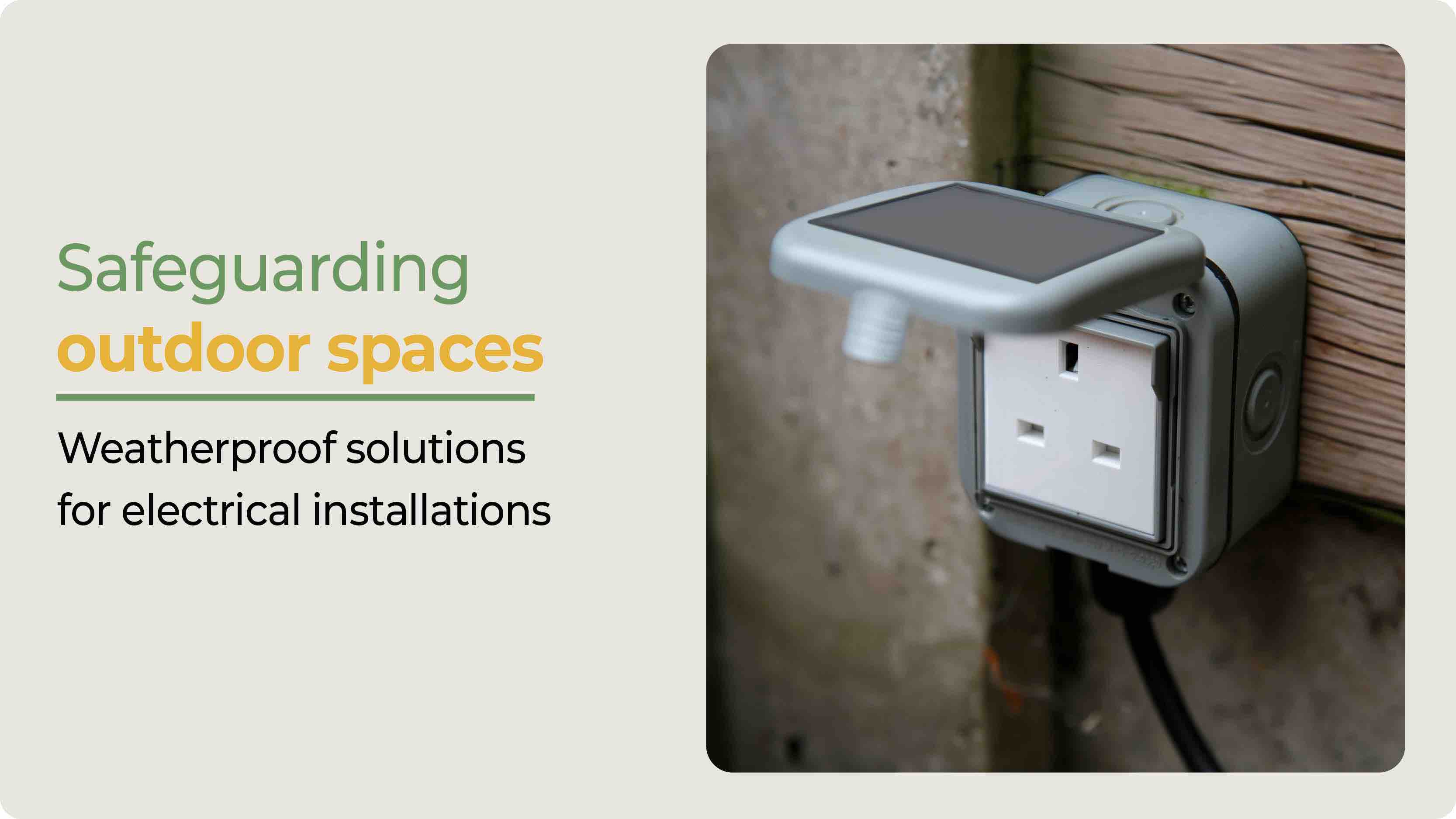 Outdoor Wiring Protection Outdoor Wire Protector Cyprus